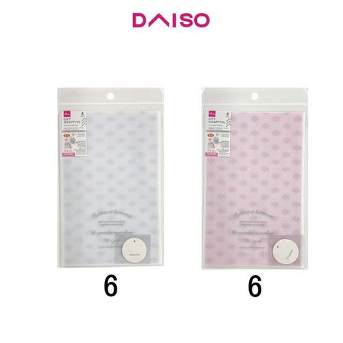 Jual Daiso Frost Soft Gift Bag - Feminine - 4pcs - 25cm X 16cm - - Blue ...