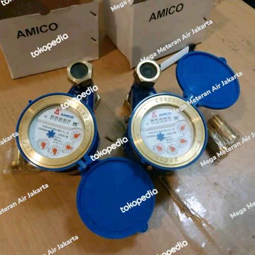 Jual Water Meter Amico Vertical 1/2 Inch DN 15mm Inqlude Tera/Kalibrasi ...