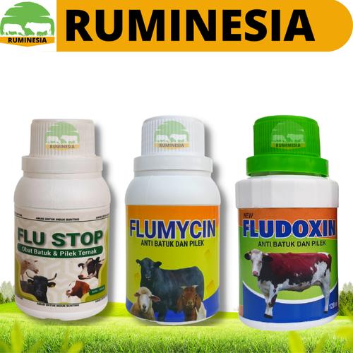 Jual OBAT BATUK PILEK KAMBING SAPI DOMBA - FLUDOXIN 120ML - FLUMYCIN ...