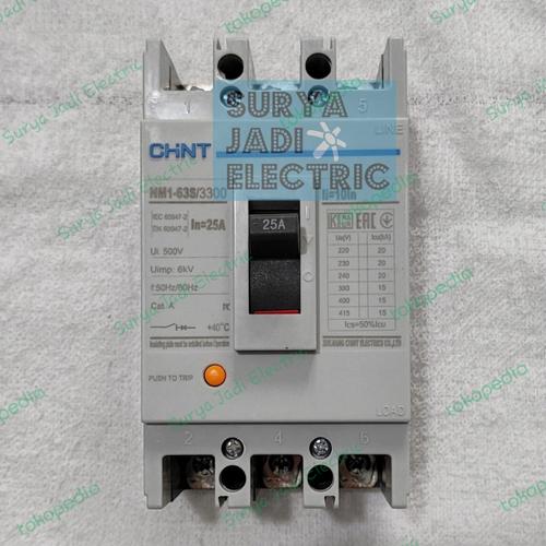 Jual MCCB CHINT NM1-63S 25A/3P / Breaker CHINT 25A 3 Pole NM1-63S 25A 3P - Kota Medan - Surya ...