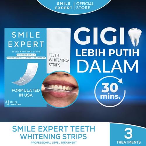Jual PEMUTIH GIGI STRIPS SMILE EXPERT - PROFESSIONAL EFFECT - 1 box isi ...