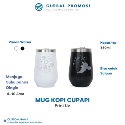 Jual Coffee Stainless Mug Cupapi Custom Gelas Kopi Laser Grafir ...