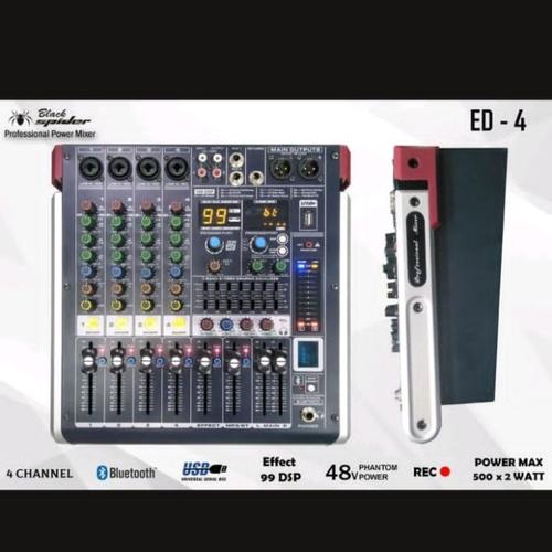 Jual Power Mixer 4 channel Blackspider ED4 99 DSP ED 4 Amplifier Mixing ...