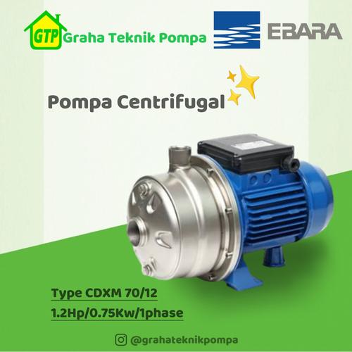 Jual Ebara 2 CDXM 70/12 Pompa Centrifugal - Pompa Stainless steel pompa air - Kota Surabaya ...
