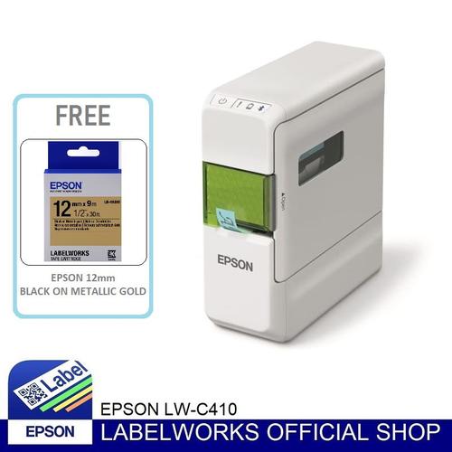 Promo Epson LabelWorks LW-C410 Portable Sticker Label Printer - iOS ...