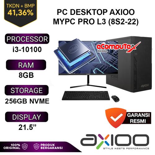 Jual PC DESKTOP AXIOO MYPC PRO L3 (8S2-22) i3 /8GB /NON MONITOR TKDN ...