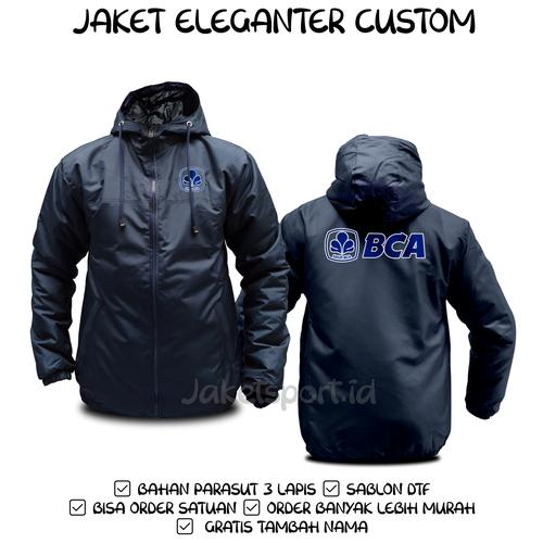 Jual JAKET BANK BCA PRIA CUSTOM PARASUT TAHAN ANGIN CASUAL GROSIR SEMI ...