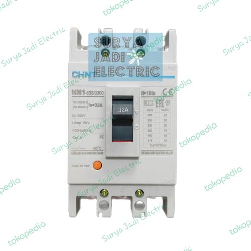 Jual MCCB CHINT NM1-63S 32A/3P / Breaker CHINT 32A 3 Pole NM1-63S 32A 3P - Kota Medan - Surya ...