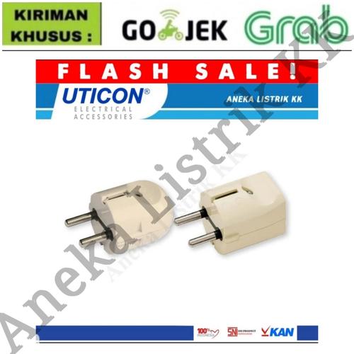 Jual UTICON STEKER ARDE BULAT S28R COLOKAN KAKI 2 ASLI KUNINGAN S-28R S ...
