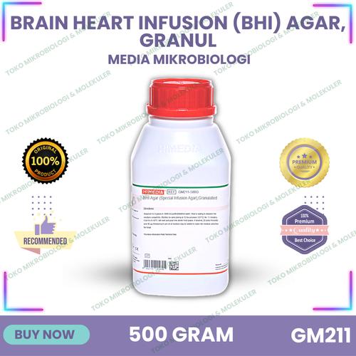 Jual Brain Heart Infusion (BHI) Agar, granul, Media Mikrobiologi, 500 ...