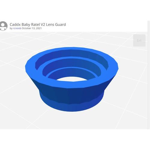 Jual Caddx Baby Ratel V2 Lens Guard - Kab. Bekasi - 3D Dream Factory ...