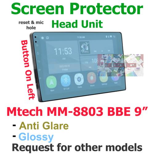 Jual Mtech MM 8803 BBE 9" inch Android head unit car Screen Protector ...