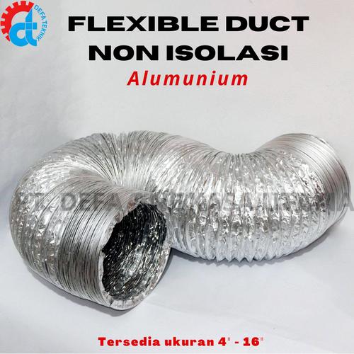 Jual Alumunium Flexible Duct non isolasi 8 inch / Selang flexible ...