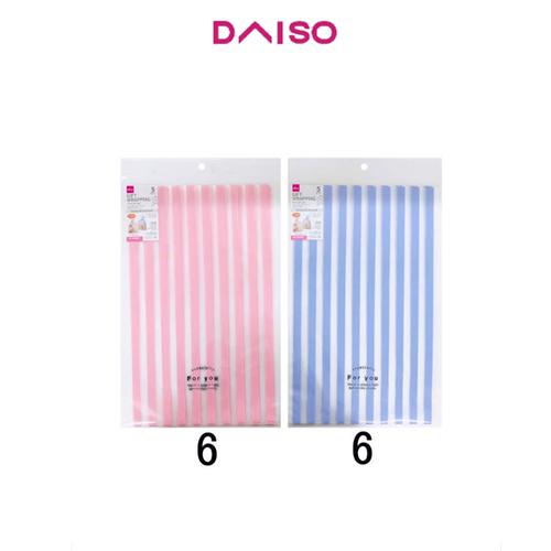 Jual Daiso Frost Gift Bag Stripe 5pcs 40cm X 25cm - pink - Jakarta ...