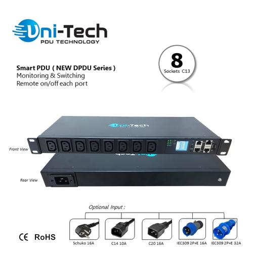 Jual New DPDU Series 8 ports C13, monitoring and Switching - Ceeform ...