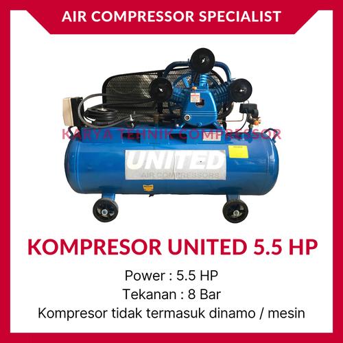 Jual Kompresor Udara UNITED 5.5 HP Tanpa Penggerak - Kota Surabaya ...