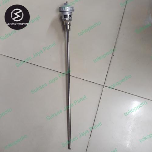 Jual Thermocouple sensor panas head KSE PT100-8×400mm ss-304 max 400°c ...