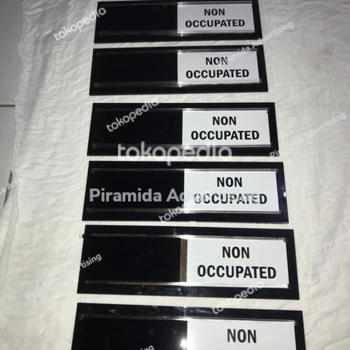 Jual Akrilik 8x15 sign nama board gambar papan meeting room ruang ...