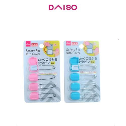 Jual Daiso Locking Safety Pin -4 pcs.- - pink - Jakarta Pusat - DAISO ...