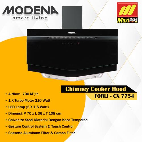 Jual MODENA CX7754 / CX 7754 Chimney Cooker Hood Tudung Hisap Modern ...