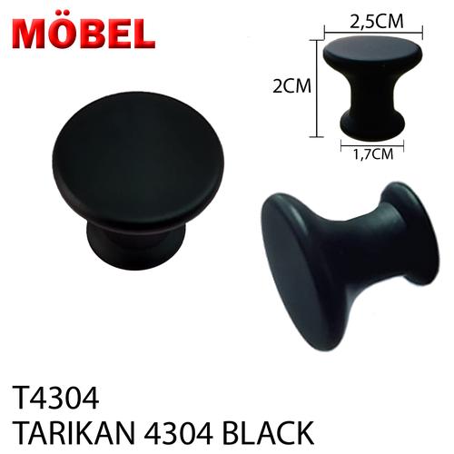 Jual Tarikan Handle Laci Lemari Knob Bulat Pentol Minimalis SS Hitam ...