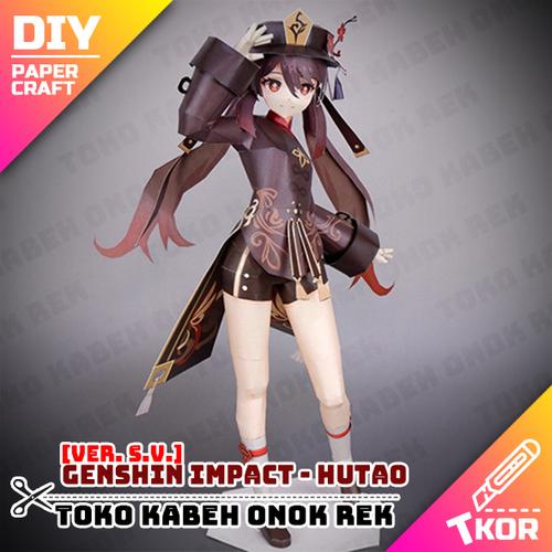 Jual [GENSHIN IMPACT] HUTAO [Ver. S.V.] - PREMIUM PAPERCRAFT - Kota ...