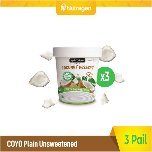 Jual COYO Coconut Yogurt (3 pail) - Plain Unsweetened - Jakarta Pusat ...