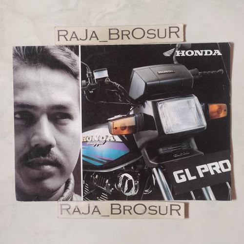 Jual Poster brosur katalog leaflet jadul Honda GL PRO Black Engine 1994 - Kab. Langkat ...