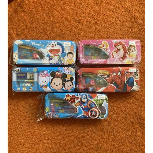 Jual Tempat Pensil Kaleng Besi Gambar Macam-Macam Karakter - Disney ...