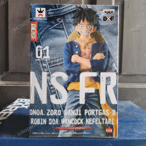 Jual ONE PIECE - DXF Jeans Freak MONKEY D. LUFFY (Blue Version) - Kab ...