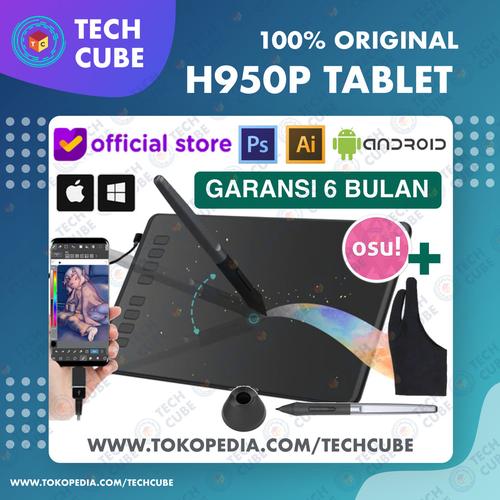 Promo HUION H950P Digital Drawing Pen Tablet Gambar Design Alt H640P ...