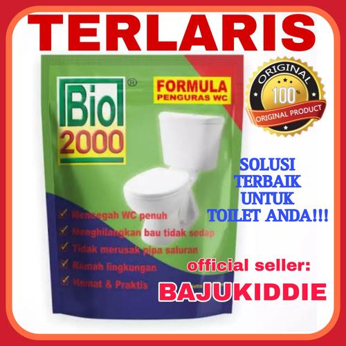 Promo BIO2000 PENGURAS WC 500GR (MJS) BIO 2000 OBAT SEPTIC TANK 500 ...