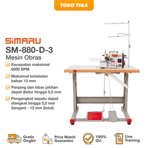 Jual Mesin Neci SIMARU SM880D-3 / SM 880D Neci Benang 3 Industrial ...