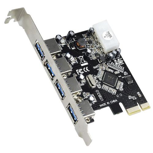 Jual USB 3.0 PCI Express PCI-E Card HUB Chipset Adapter 4 Port Splitter ...