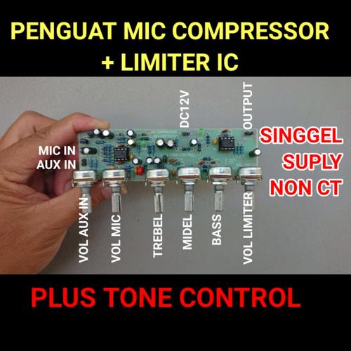 Jual Kit Modul Penguat Mic Compressor Ic Mono Bisa Effect Suara Angin ...