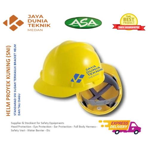 Jual HELMET HELM SAFETY HELMET KUNING ASA SNI - Kota Medan - Jaya Dunia ...