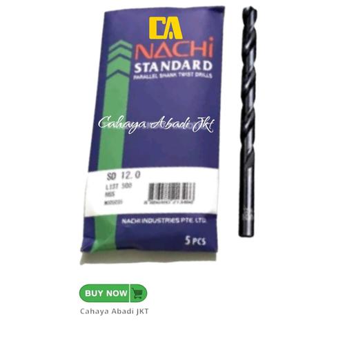 Jual Mata Bor Besi NACHI 12mm / Mata Bor NACHI HSS 12mm - Jakarta Pusat - CAHAYA ABADI JKT ...