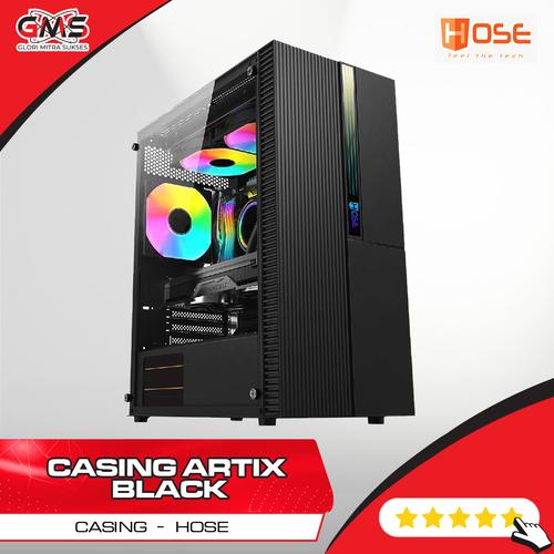 Jual CASING PC HOSE LEXA GAMING ARTEX BLACK - CASING KOMPUTER HOSE ...