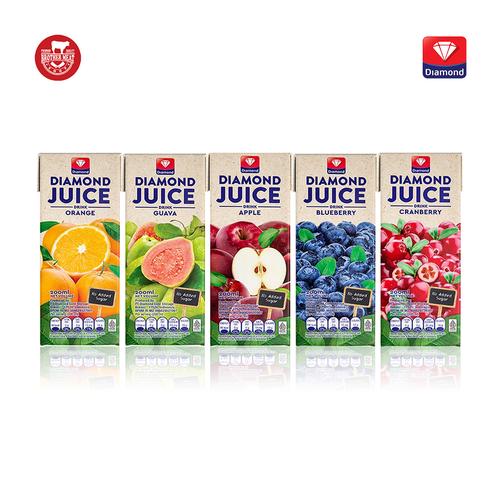Jual DIAMOND UHT Juice Drink 200ml, Jus Buah - Orange 200ml - Kota ...