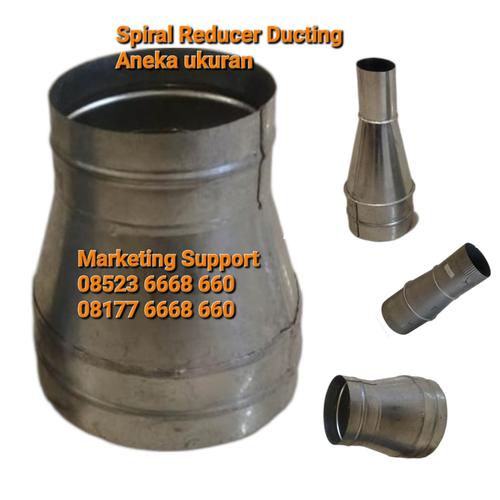 Jual Spiral Reducer Ducting (Ploksok Ducting) ukuran 3 Inch ke 4 Inch ...