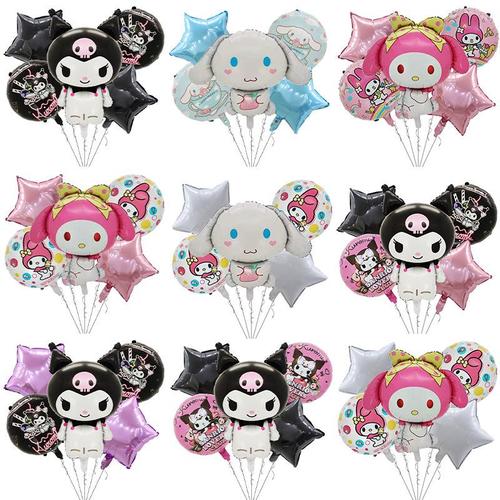 Jual 5 PC BALON FOIL SET ULANG TAHUN SANRIO CINNAMOROLL KUROMI MY ...