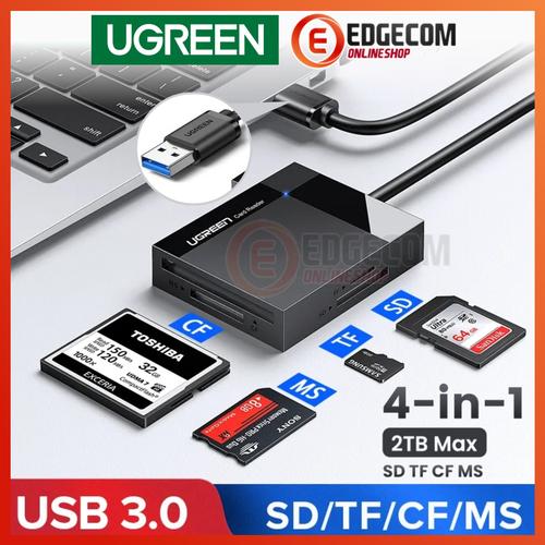 Jual Ugreen USB 3.0 Card Reader 4in1 SD TF MS CF Super Speed - 2IN1 ...