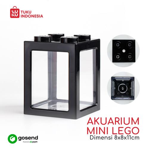 Jual Akuarium Mini Lego Block Ikan Soliter Ukuran 8x8x11 cm - Jakarta ...