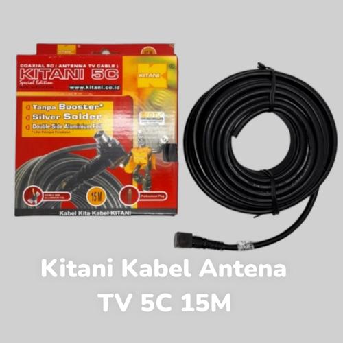 Promo Kabel Antena TV 5C Panjang 15 Meter Kitani - Kota Yogyakarta ...
