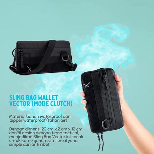 Jual Tas Selempang Pria - EVERNEXT Sling Pouch Walet VECTOR Waterproof ...