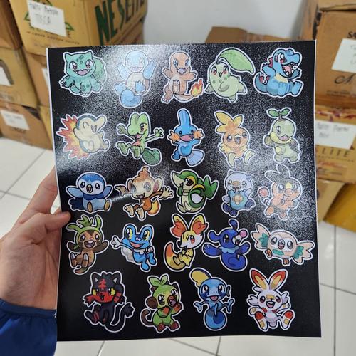Jual Sticker Anime Set - PSS0013 - Pokemon 24pcs - Jakarta Utara ...
