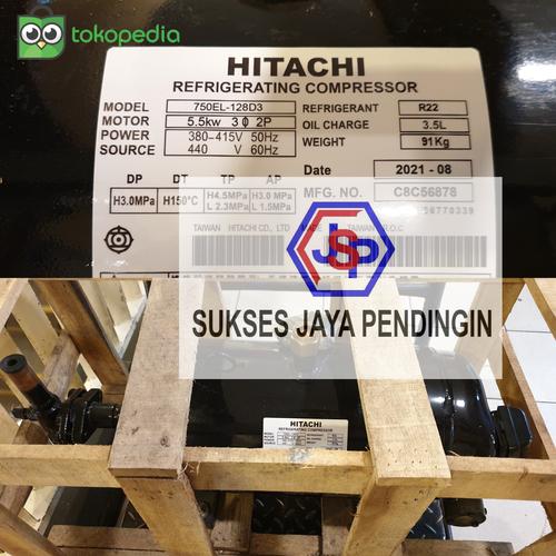 Jual Compressor Hitachi 750EL-128D3 R22 / Kompresor 750EL-128D3 ...