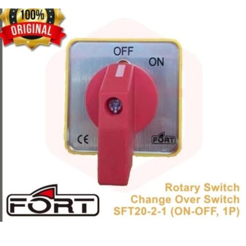 Jual ROTARY SWITCH SFT-20 CHANGE OVER SWITCH SFT20-2-1 ON-OFF , 1P FORT - Jakarta Pusat - HERI ...