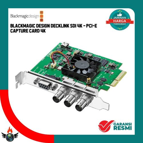 Jual Blackmagic Design Decklink SDI 4K - PCI-E Capture Card 4K ...