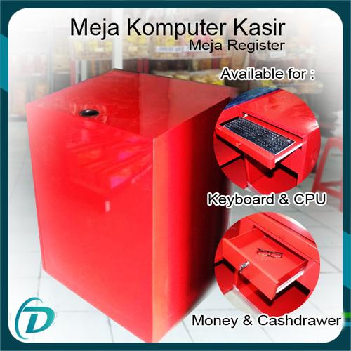 Jual Meja Kasir Register Polos - Meja Komputer Kasir - Meja Kasir Mini ...